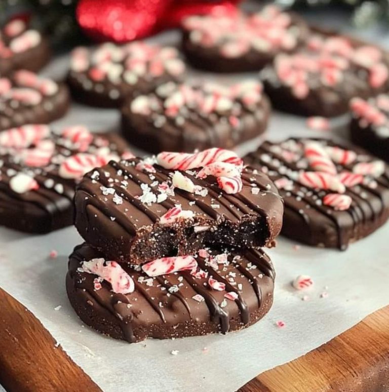 Chocolate Peppermint Shortbread Cookies – Garden Tricks