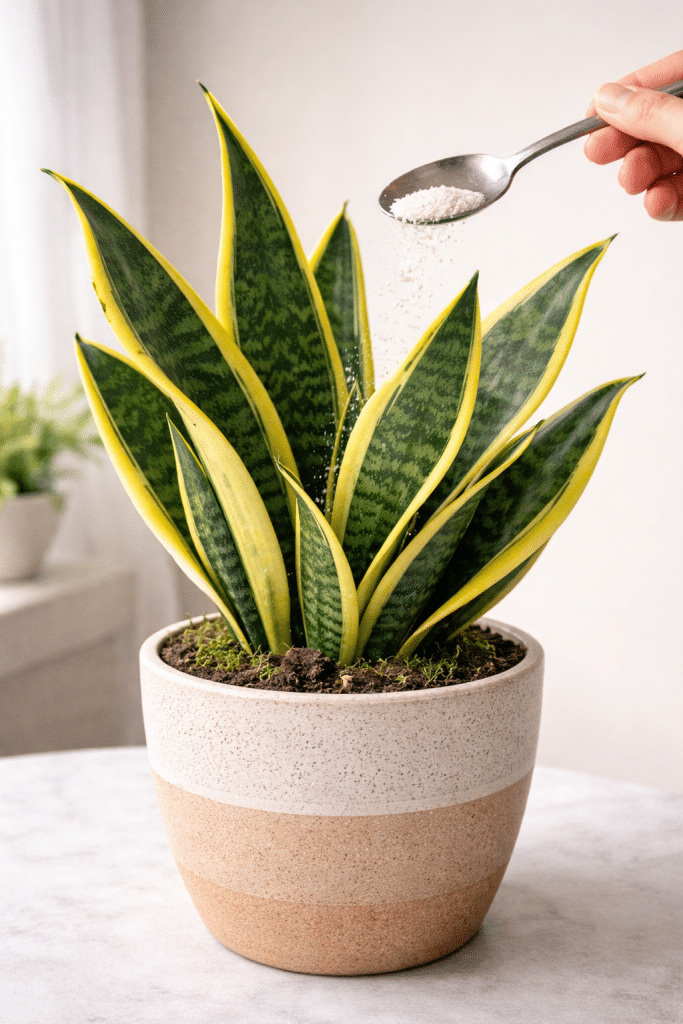 This Tiny Spoon Trick Makes Snake Plants Stronger – Garden Tricks
