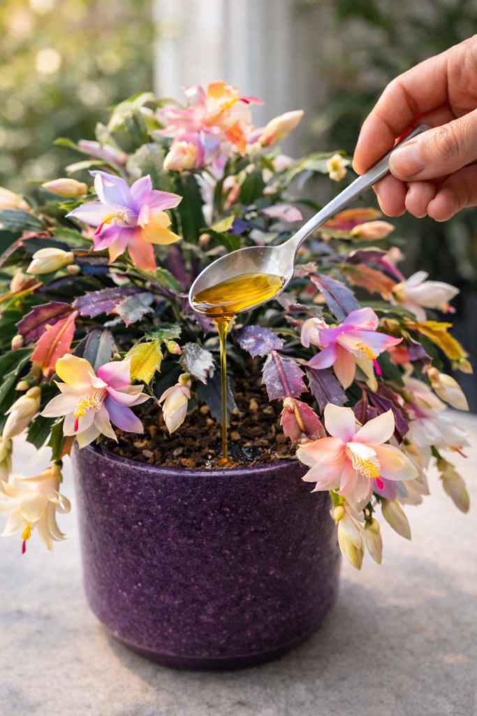 Christmas Cactus Rare Colors: How Liquid Fertilizer Enhances Indoor ...