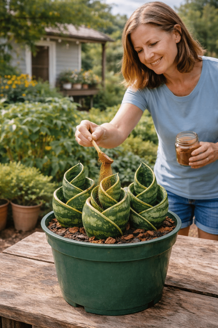 The Cinnamon Powder Trick That Makes Snake Plants Grow in a Stunning ...