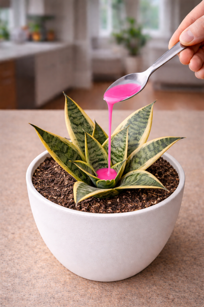 The Pink Liquid Trick for Snake Plants: What It Does to Roots, Growth ...