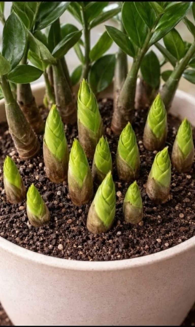How to Support New ZZ Plant Shoots for Fuller Growth, Cleaner Soil, and ...